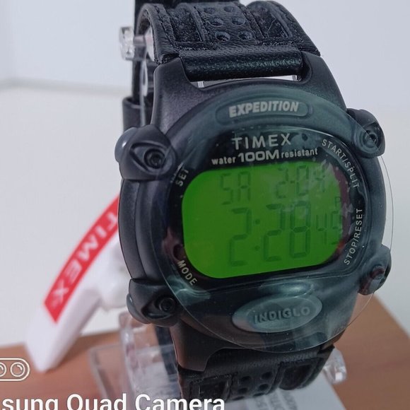 Timex | Accessories | Timex Tw4b2400 Mens Expedition Chronograph Leather Watch Alarm Indiglo ...